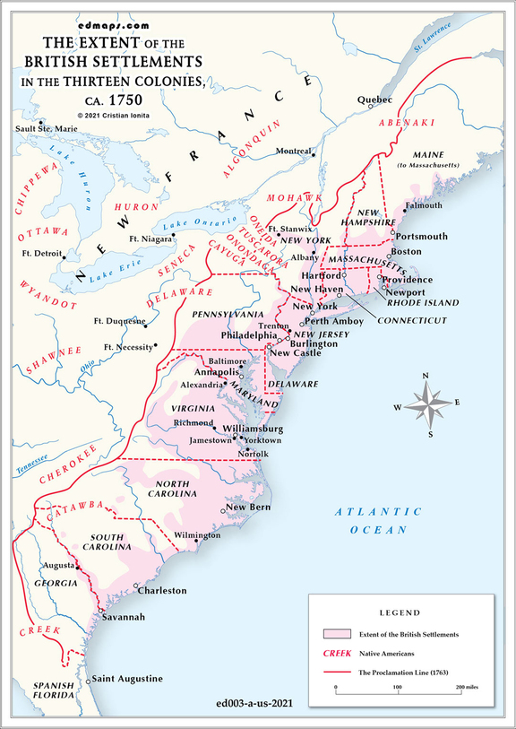Historical Maps of the Unites States of America