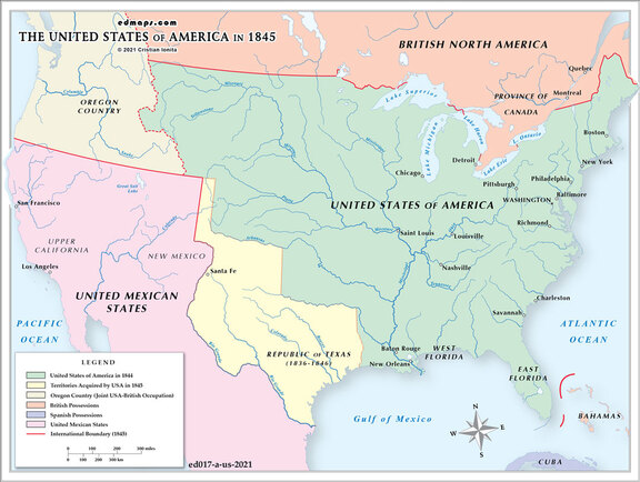 Historical Maps of the Unites States of America