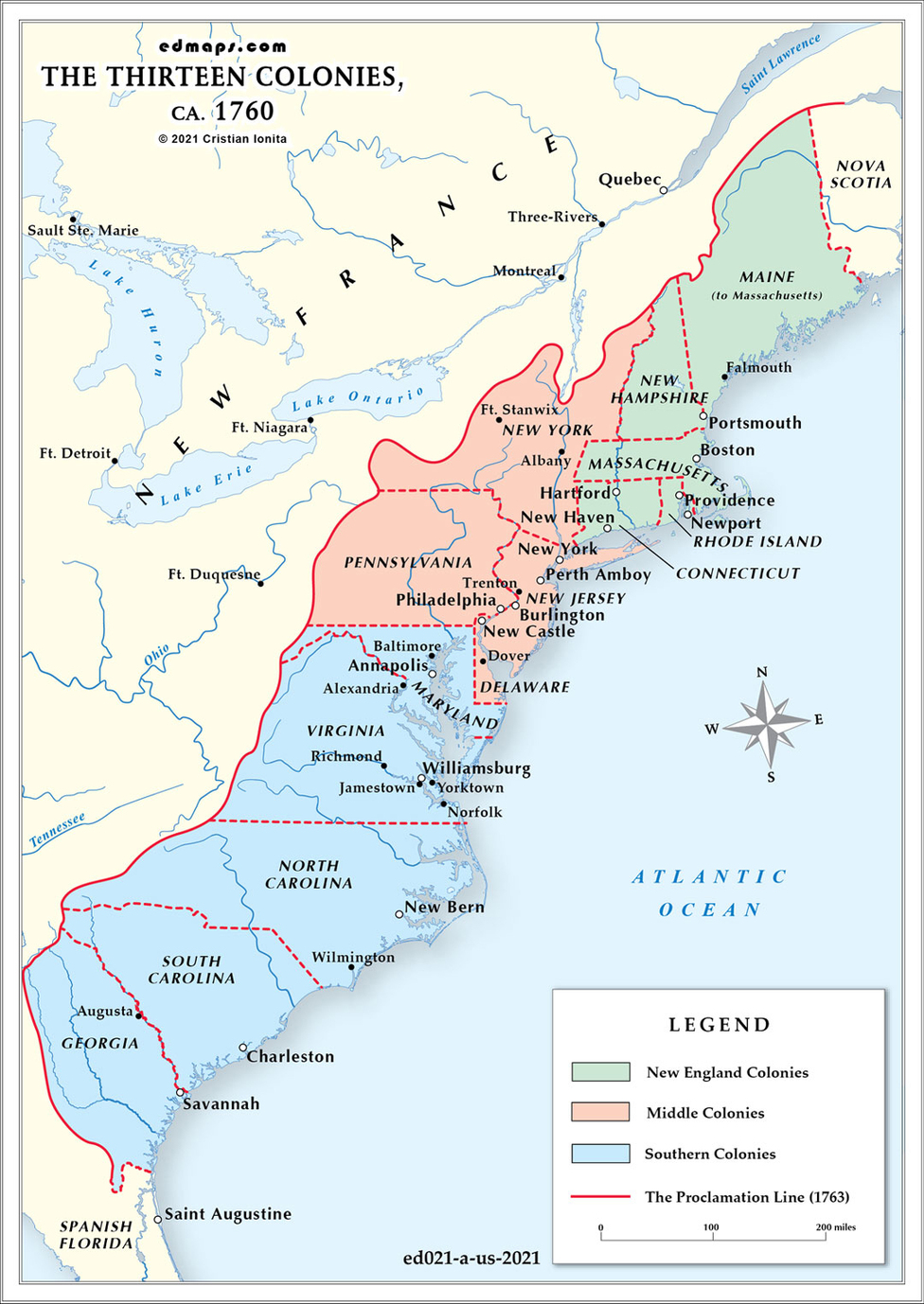 Historical Maps of the Unites States of America