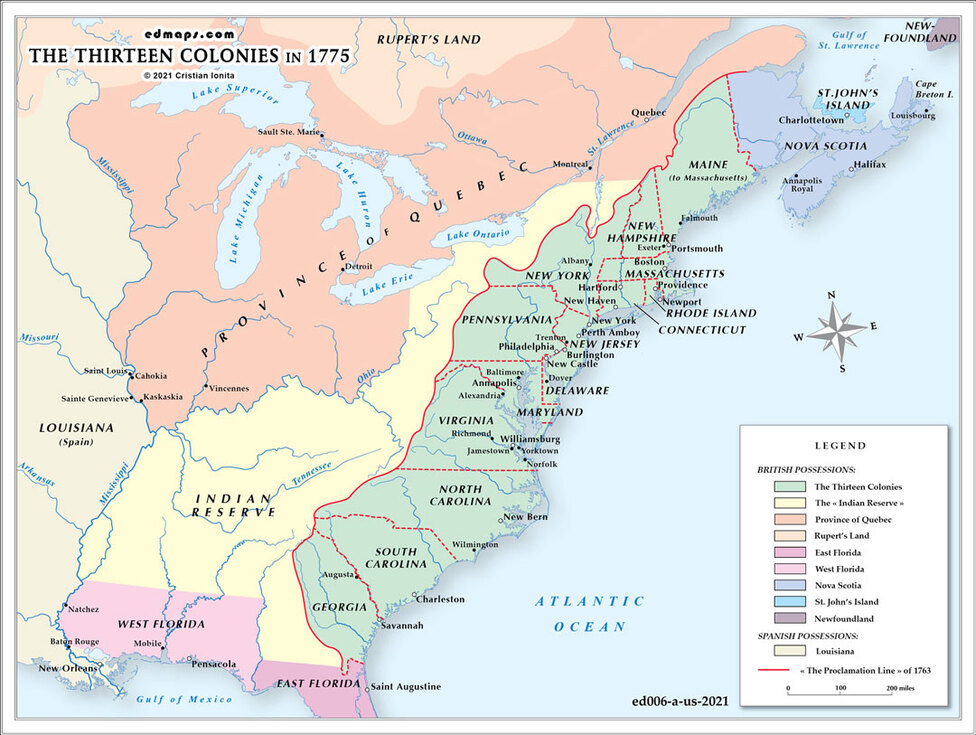 Historical Maps of the Unites States of America